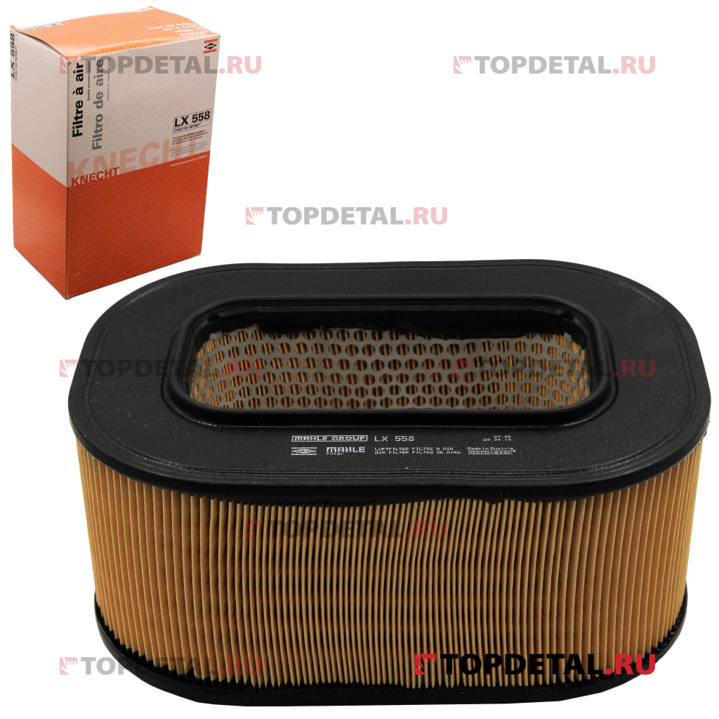 Фильтр воздушный LX558 KNECHT LX558 купить в интернет-магазине Topdetal.ru